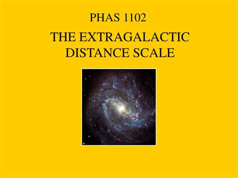 Ppt The Extragalactic Distance Scale Powerpoint Presentation Free