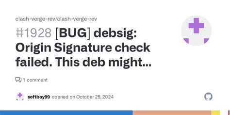 Bug Debsig Origin Signature Check Failed This Deb Might Not Be