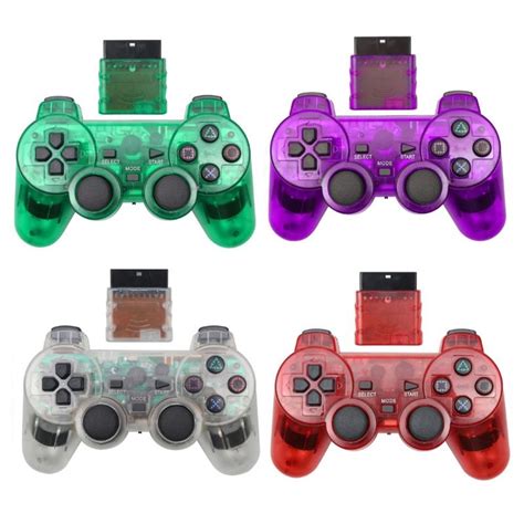 จอยps2 ไร้สาย สี มือ1 เกรดa คุณภาพดี มอเตอร์คู่สั่นได้ J Rocco Thaipick