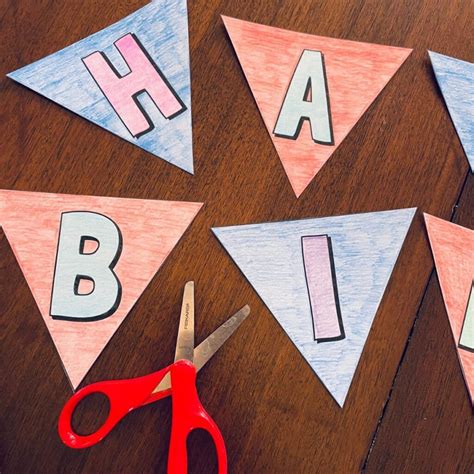 Free Happy Birthday Banner Printable Black And White Simply Full Of