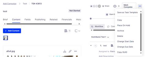 Task Templates Support Help Center