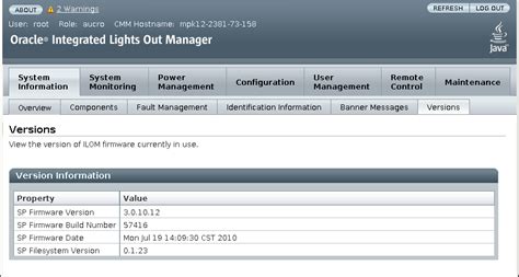 How To Update The System Bios And Ilom Firmware Using The Ilom Web