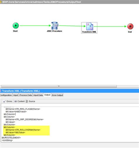 Sql Server How To Parse Unresolved Result Set In Tibco Bw Jdbc Palette Stack Overflow