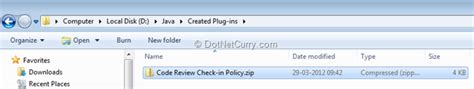 Run And Deploy Custom Check In Policy Using TFS SDK For Java DotNetCurry