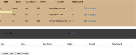 Add Delete And Update Command In Datalist