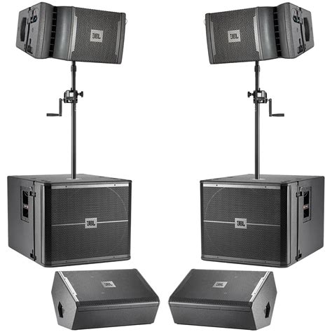 JBL VRX 900 Series Line Array Ground Stack PA Speaker Package With VRX928LA And VRX918SP