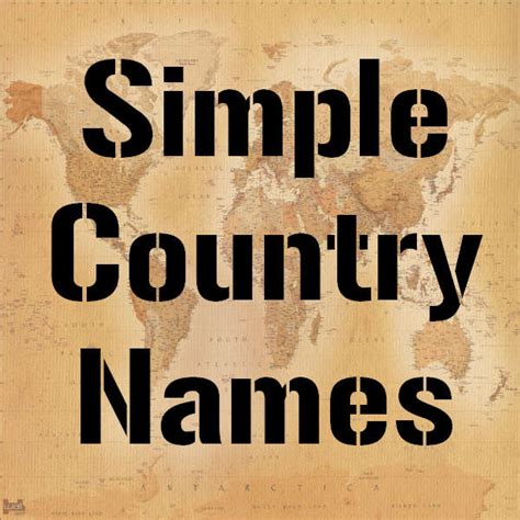 Simple Country Names Paradox Mods