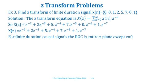 Frequency Analysis Using Z Transform Pptx