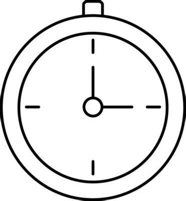 Clock Outline Shape Vector Art Icons And Graphics For Free Download