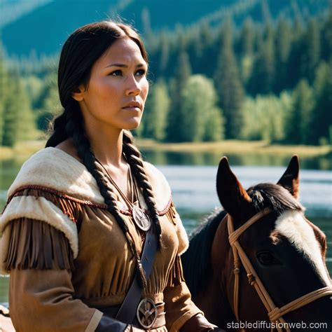 Sacagawea Guiding Lewis And Clark Stable Diffusion Online