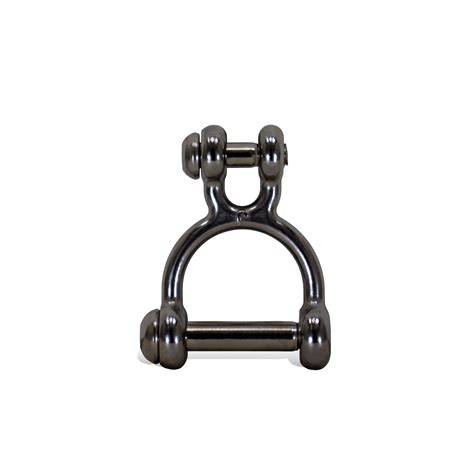 Stainless Steel Extra Wide Double Clevis Shackle — American Swing Products