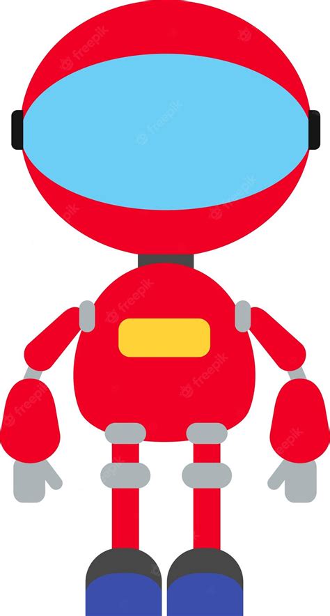 Premium Vector Illustration Of Robot Icon In Flat Style