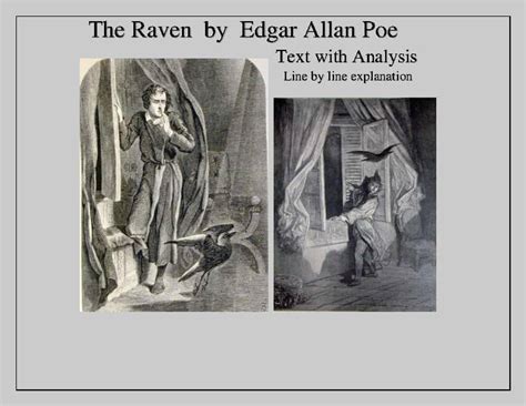 Analysis Of The Raven By Edgar Allan Poe Detroit Chinatown