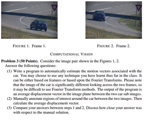 MATLAB Estimating Motion Vectors Surf Please Chegg Com