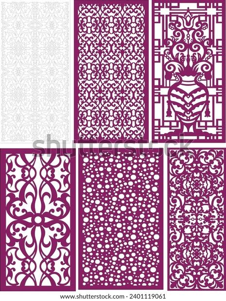 Vector Cnc Laser Cut Vector Cnc Stock Vector Royalty Free Shutterstock