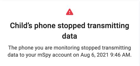 Monitored Device Lost Connection Android Help Center
