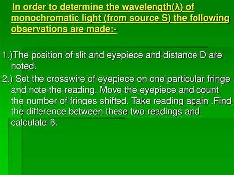 Ppt Applications Of Fresnel Biprism Powerpoint Presentation Free Download Id 4256978