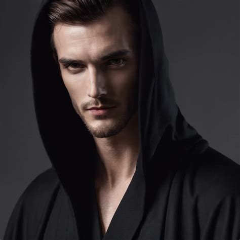 A Close Up Of A Man In A Robe With A Hood On Seaart Ai