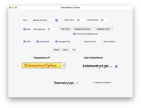 My Popupmenu Control Project General Xojo Programming Forum