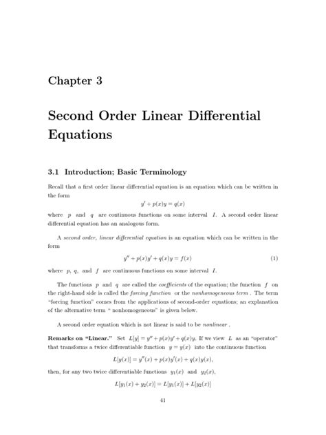 Week 3 Online Random Pdf Download Free Pdf Equations Ordinary Differential Equation