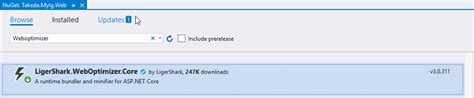 Bundling And Minification Of Css And Js Files For An Aspnet Core