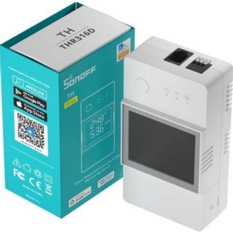 sonoff sensor y switch temperatura y humedad elite con display domÓtica