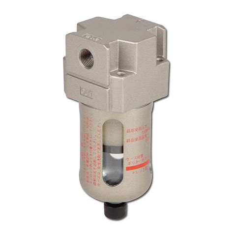 Smc Microfilter 0 3 µm 10 Bar Upp Till 1080 L Min Manuell Kondensatavtappning