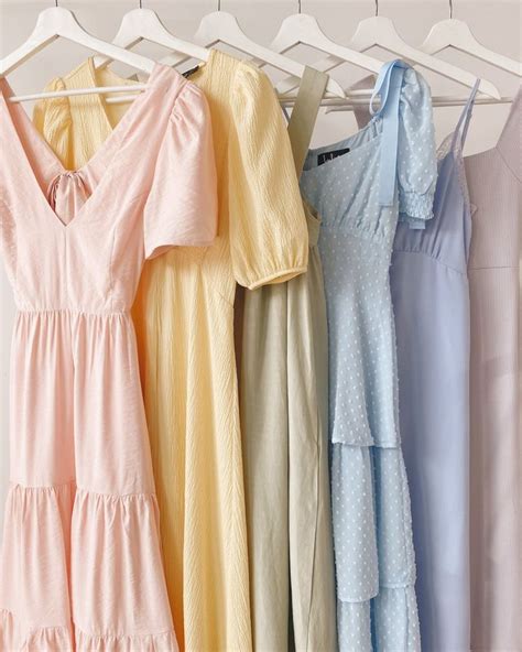 Pastel Colored Casual Dresses