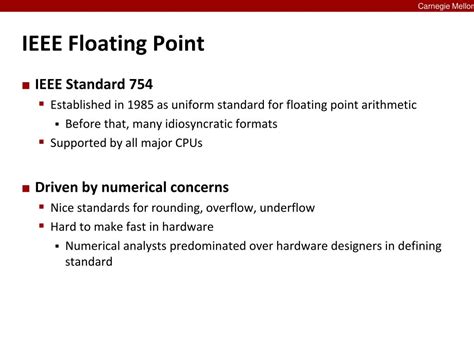Ppt Floating Point Powerpoint Presentation Free Download Id 2480652