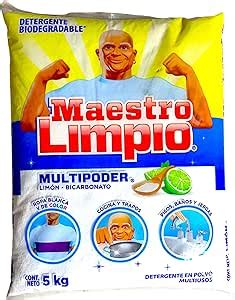 Maestro Limpio Detergente En Polvo Multiusos Jabón Con Multipoder