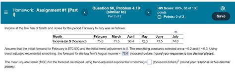 Solved Homework Assignment 1 Part 1 Question 56 Problem