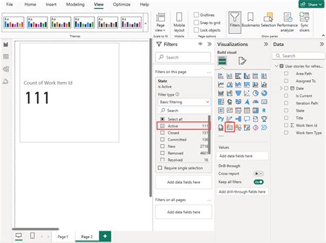 从分析视图创建 Power Bi 报表 Azure Devops Microsoft Learn