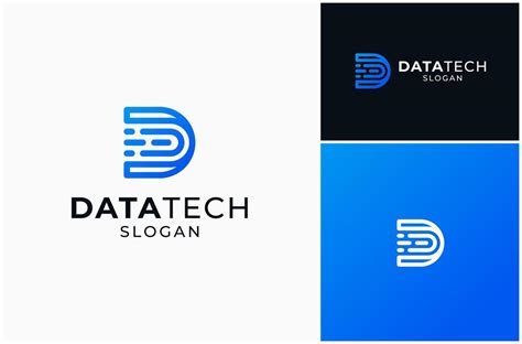 D Tech Logo Vector Art Icons And Graphics For Free Download