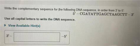 [answered] write the complementary sequence for the following dna kunduz
