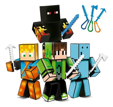 Bonecos Do Jogo Minecraft Athos Problems Cadres Lopers 25cm