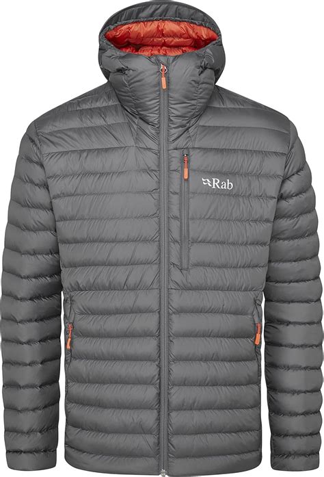 Rab Mens Microlight Alpine Down Jacket For Trekking Climbing