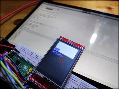 Hello Raspberry Pi RPi Pico MicroPython Read Internal Temperature Sensor And Display On