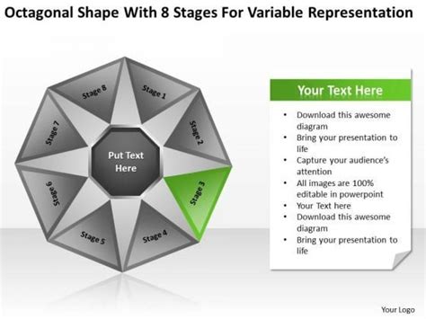 With Stages For Variable Representation Ppt Example Business Plan Outline PowerPoint Templates