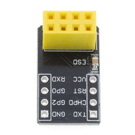 Esp 01 Esp8266 Esp 01s Model Of The Esp8266 Serial Breadboard Adapter To Wifi Transceiver Module