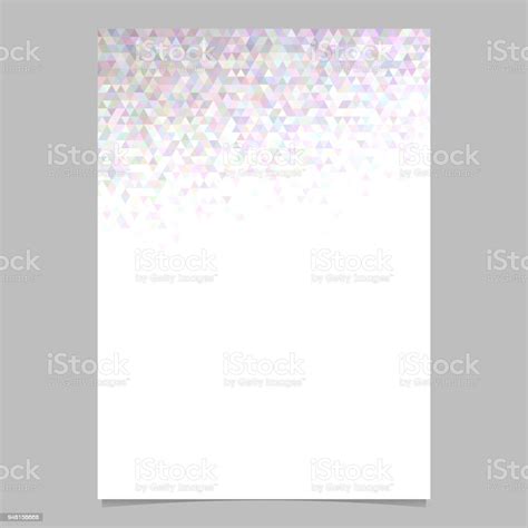 Abstract Triangle Brochure Background Template Stationery Design Stock Illustration Download