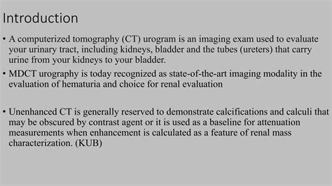 Ct Protocol For Ivu Pptx