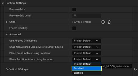 World Partitioned Navigation Mesh