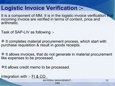 Sap MM Presentation PPT
