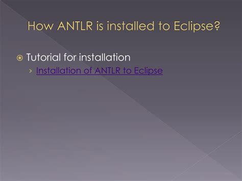 PPT ANTLR PowerPoint Presentation Free Download ID