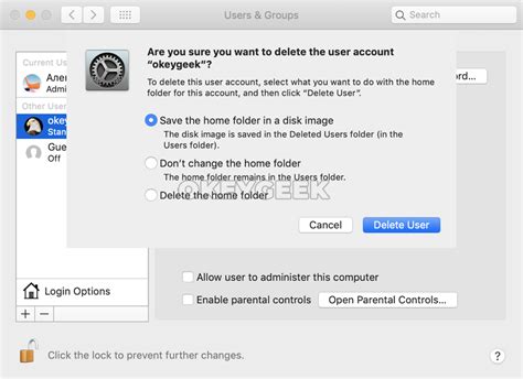 How To Create Or Delete A User In Mac Os Instructions
