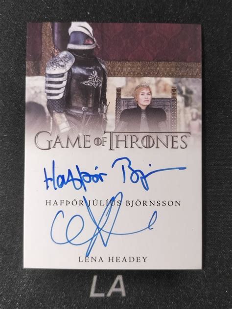 【la拍卖】2019 Rittenhouse Game Of Thrones 权力的游戏 权游 冰与火之歌 琳娜·海蒂 饰演 瑟曦 兰尼斯特