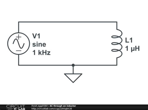 AC Through An Inductor CircuitLab