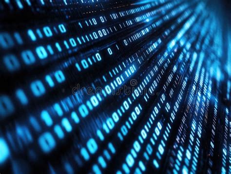 Binary Data Matrix Computer Circuit Boards Stock Illustration Illustration Of Semiconductor