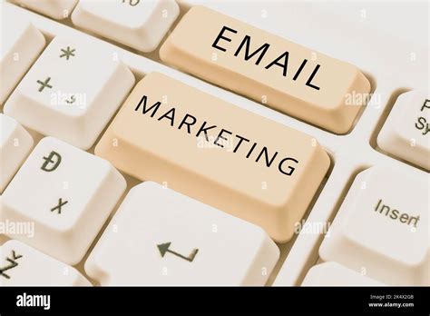 Conceptual Caption Email Marketing Internet Concept Attracting Potential Buyer By Communicating