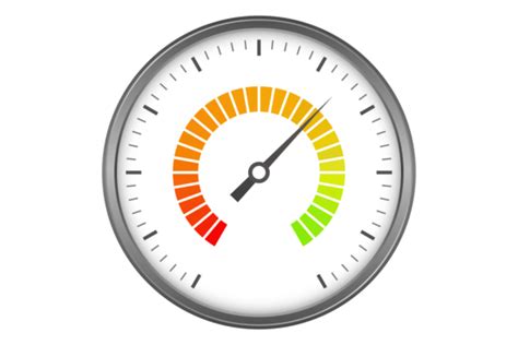 level indicator gauge round dashboard m graphic by yummybuum